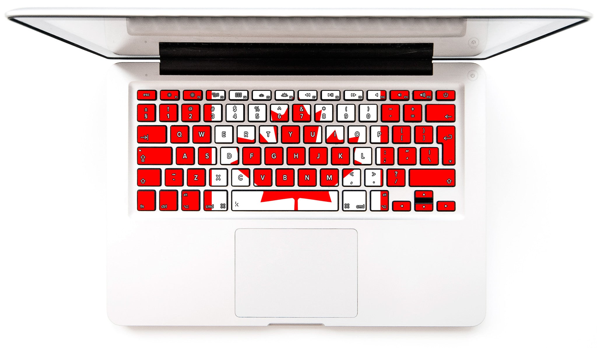 Canadian Flag MacBook Keyboard Stickers • Keyshorts