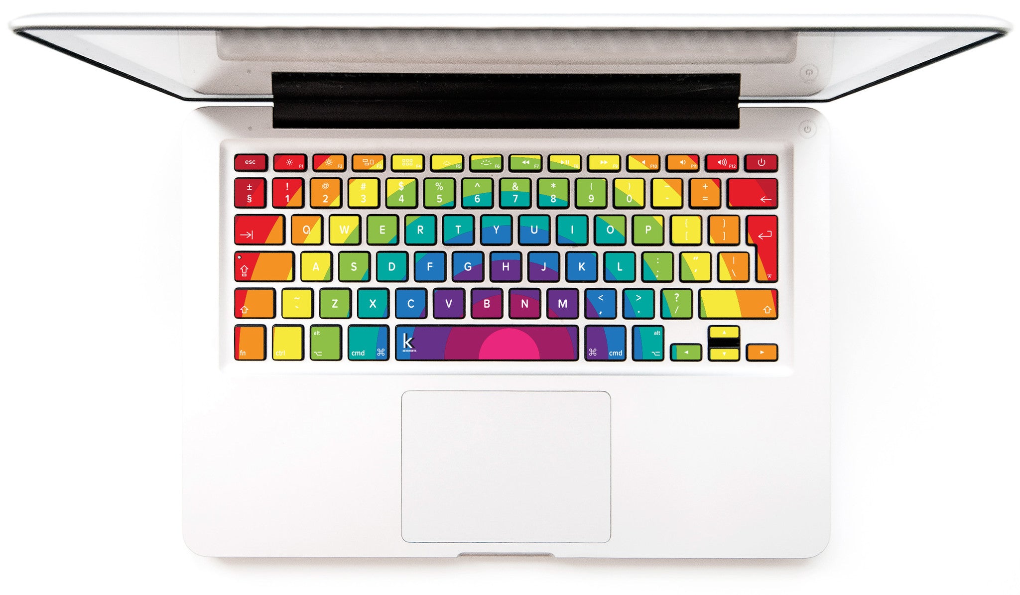 Fairytale Rainbow MacBook Keyboard Stickers • Keyshorts