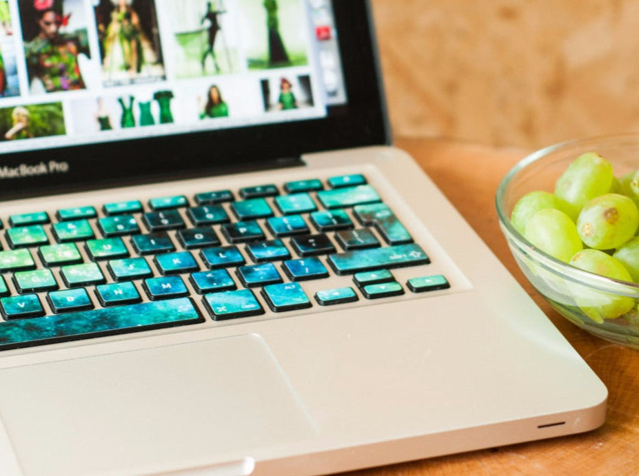 Greendust Laptop Keyboard Stickers • Keyshorts