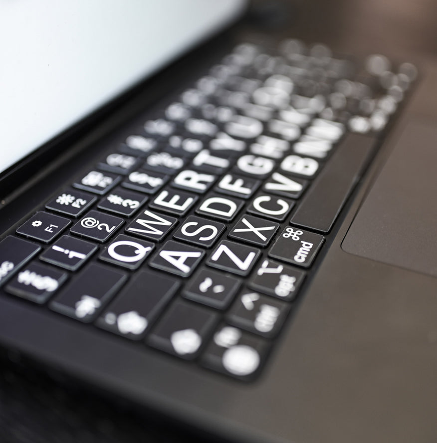 Accessibilty & Replacement Keyboard Stickers • Keyshorts