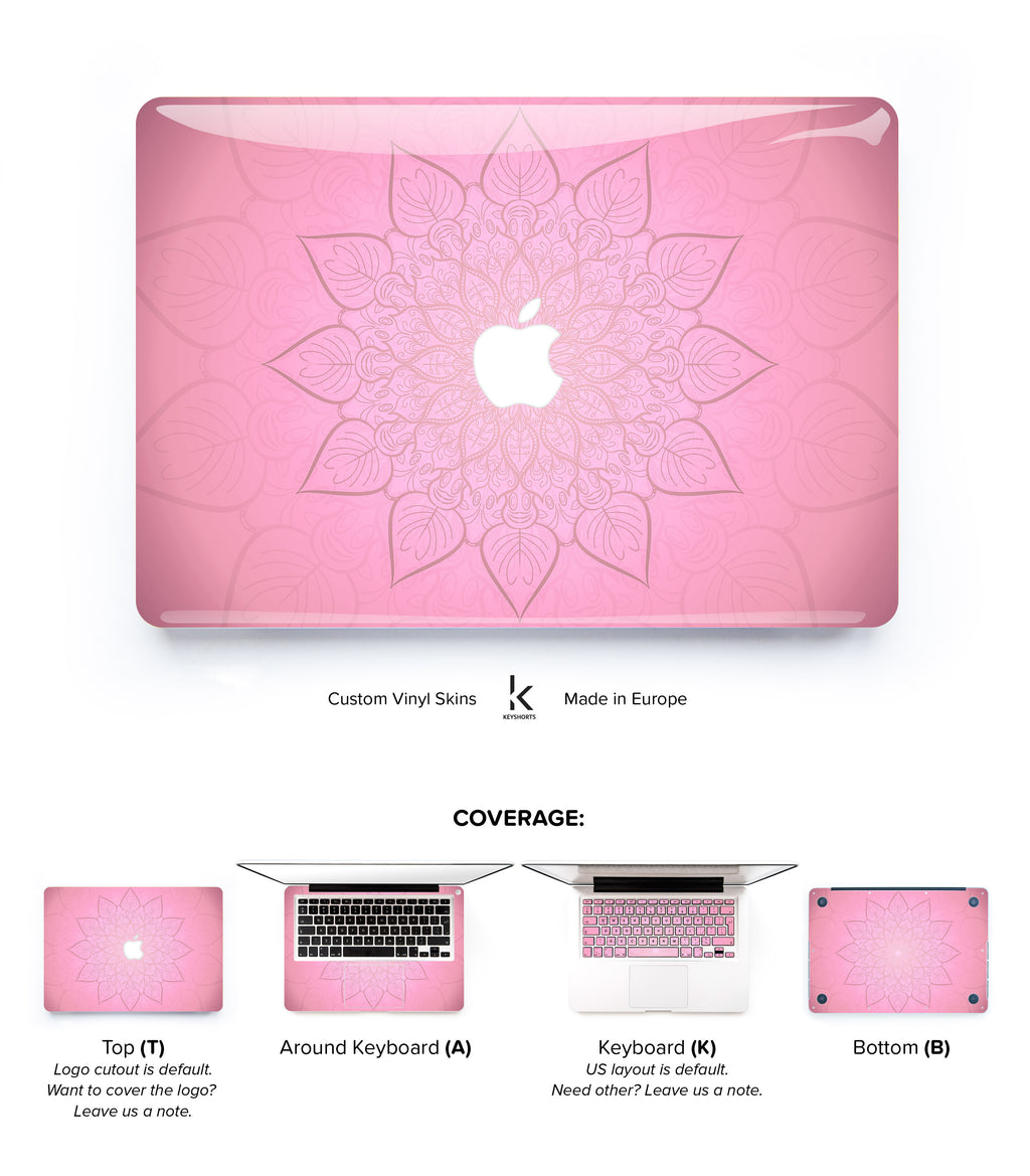 MacBook Skins For Latest MacBook Pros and Airs - Pink | Keyshorts