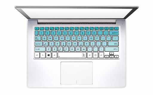 Mint Ombre Laptop Keyboard Stickers • Keyshorts
