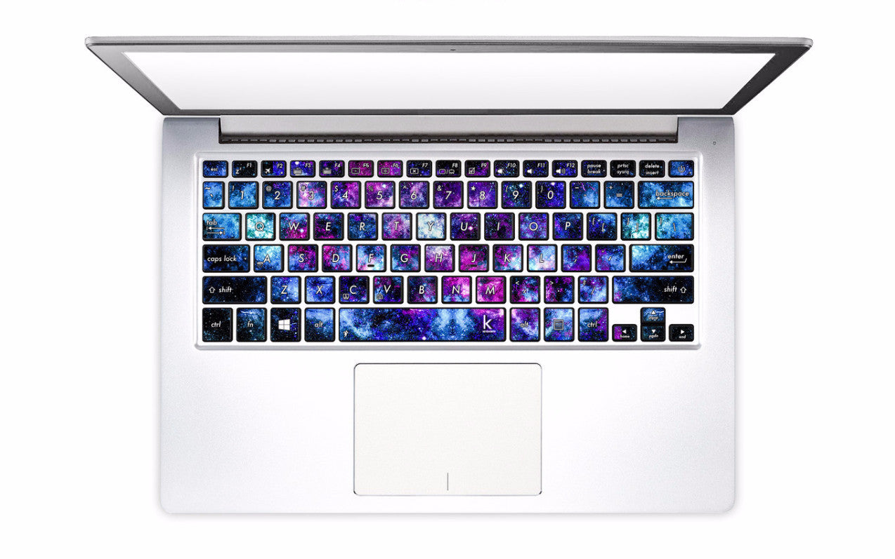 New Stellar Laptop Keyboard Stickers • Keyshorts