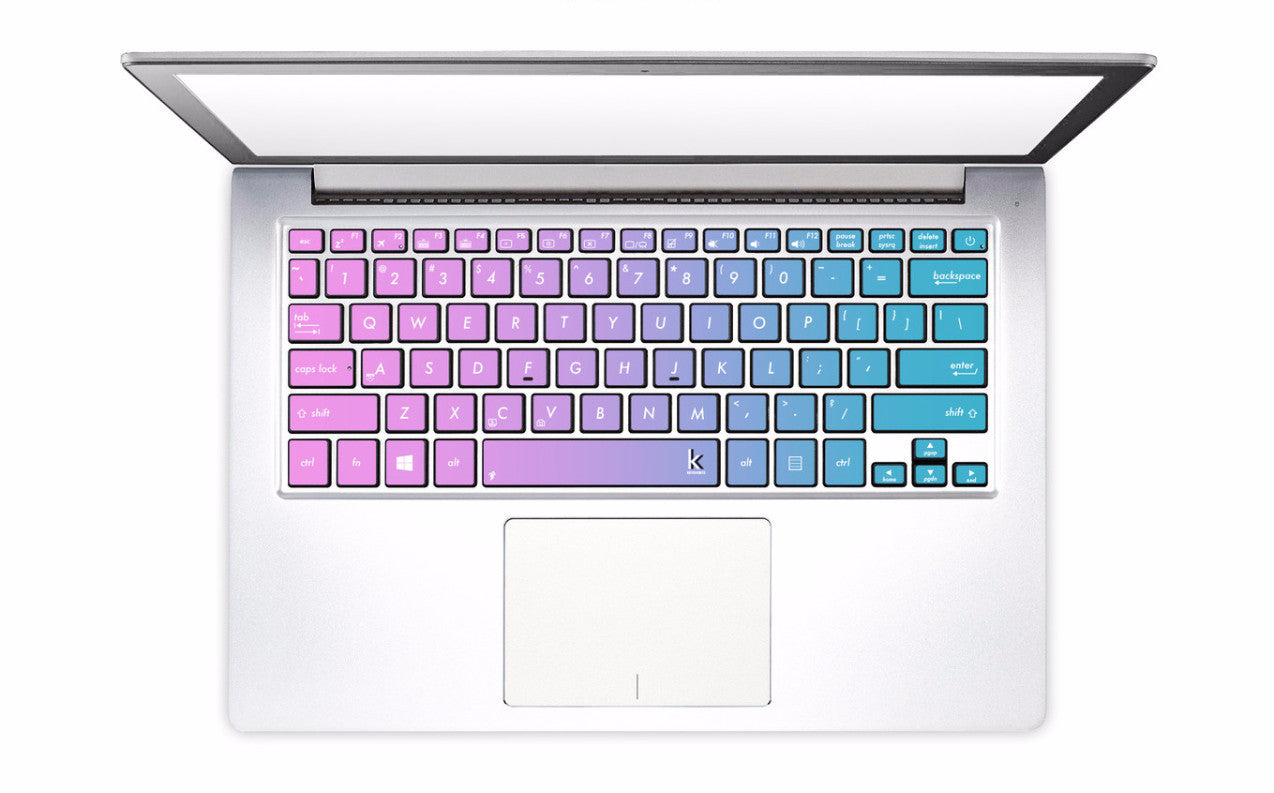 Pastel Soda Laptop Keyboard Stickers • Keyshorts