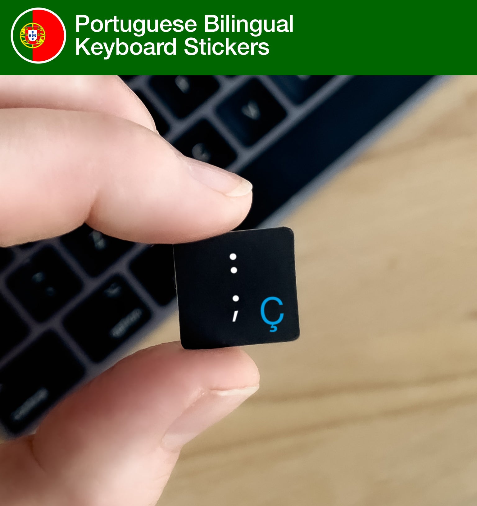 Portuguese Keyboard Stickers Collection • Keyshorts