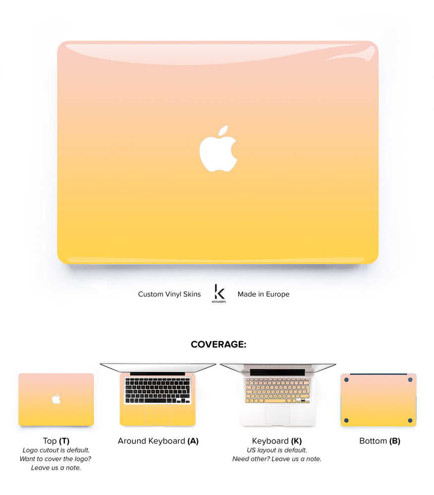 MacBook Skins For Latest MacBook Pros and Airs - Pink | Keyshorts