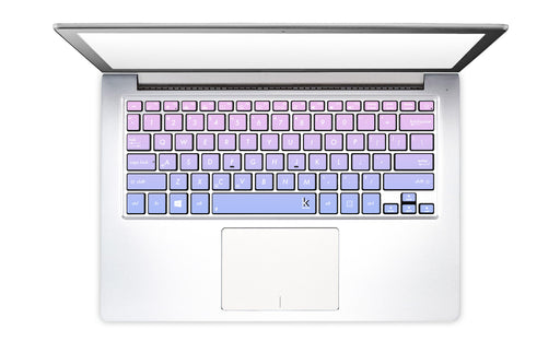 Purple Pink Ombre Laptop Keyboard Stickers • Keyshorts