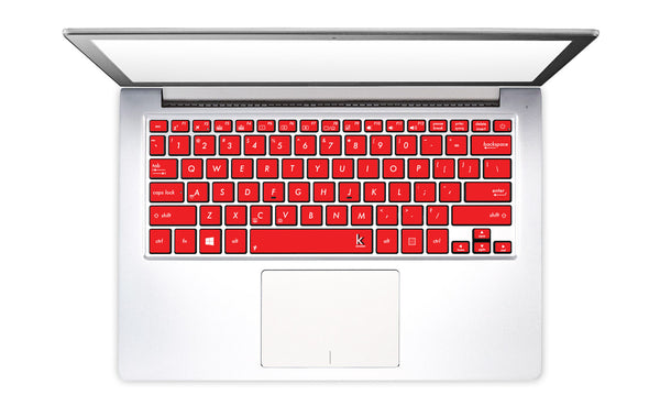 Devil Red Laptop Keyboard Stickers | Keyshorts