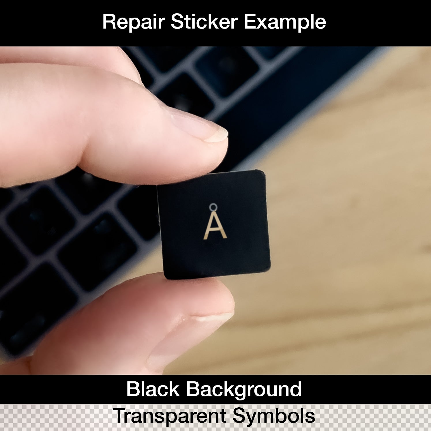 Accessibilty & Replacement Keyboard Stickers • Keyshorts