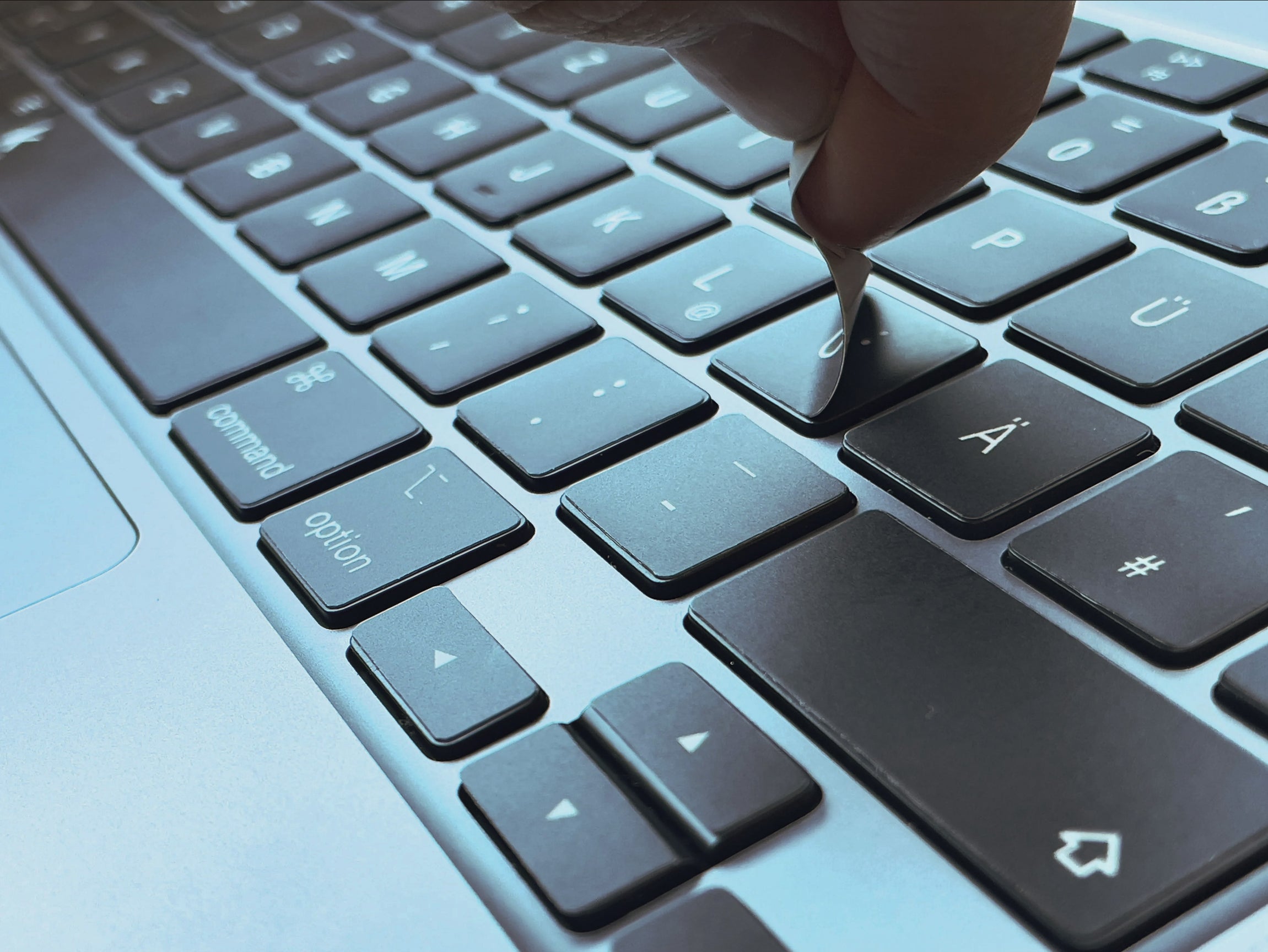 Replacement Keyboard Stickers for Worn-off Letters • Keyshorts