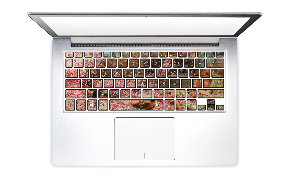 Roses of Heliogabalus Laptop Keyboard Stickers • Keyshorts