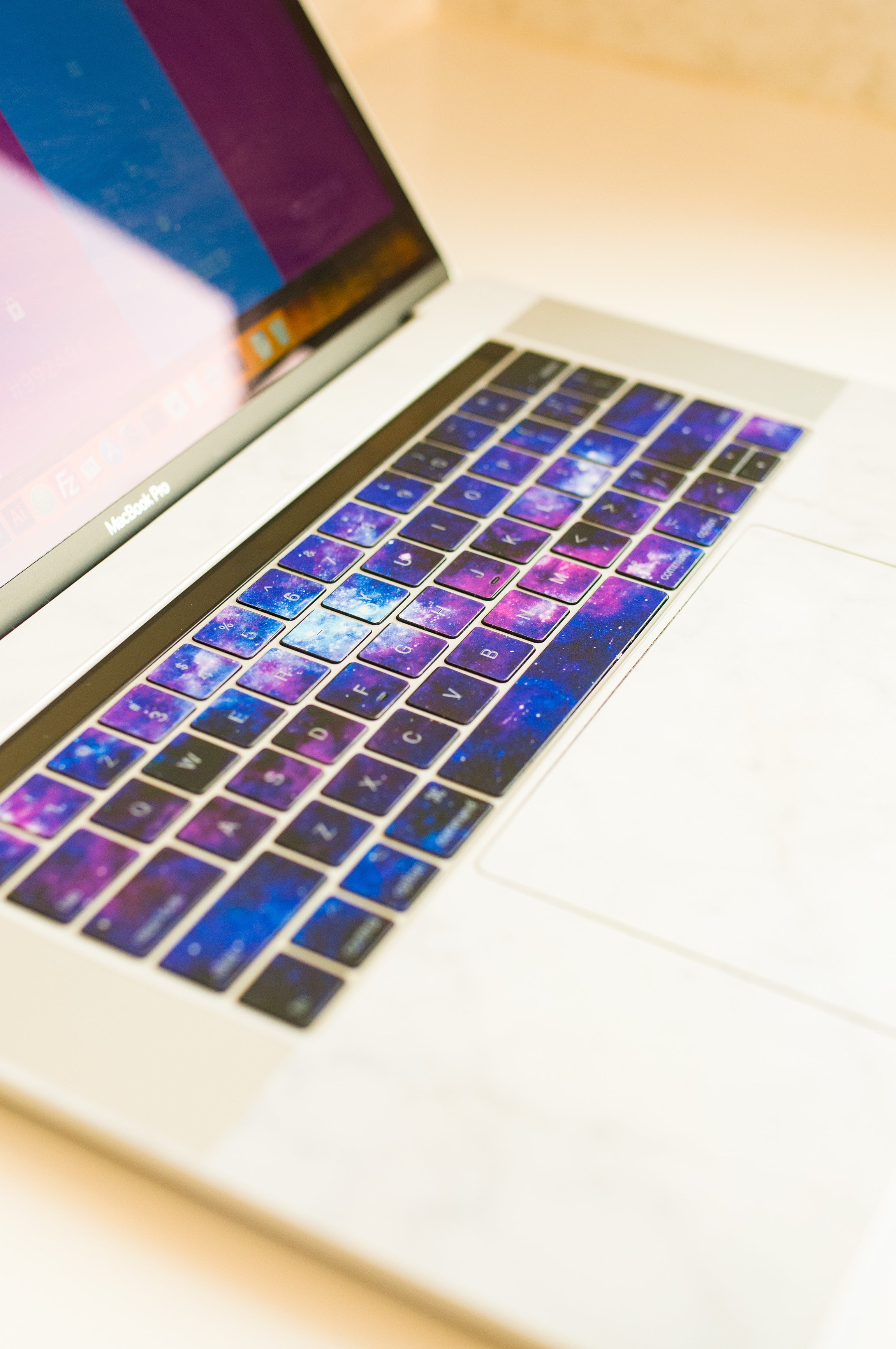 Stardust Laptop Keyboard Stickers • Keyshorts
