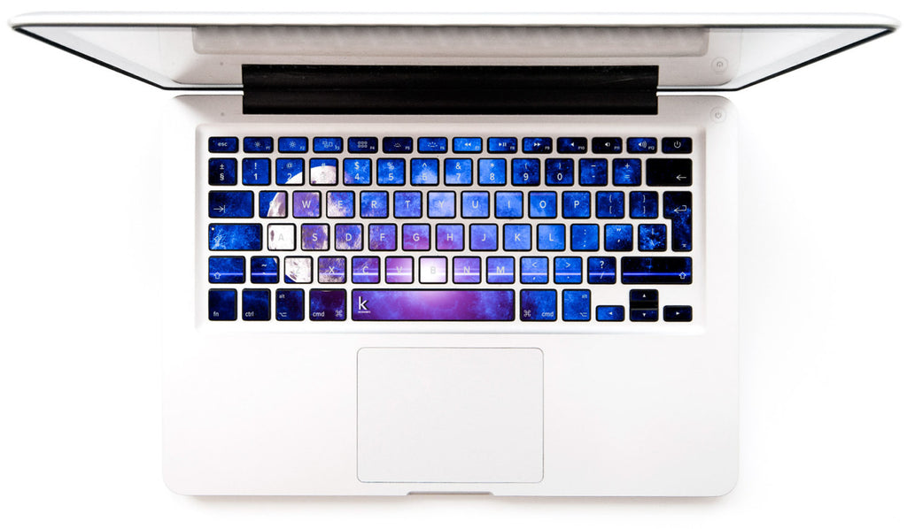 Stardust Moon MacBook Keyboard Stickers • Keyshorts