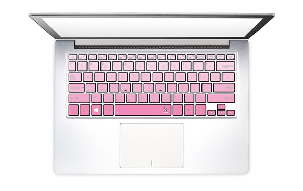 Sweet Pink Ombre Laptop Keyboard Stickers | Keyshorts