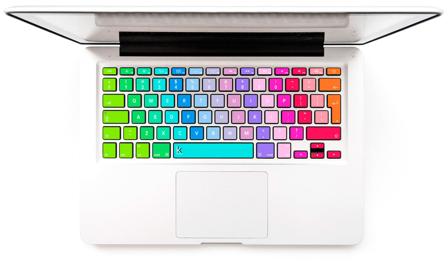Turbocolor MacBook Keyboard Stickers • Keyshorts