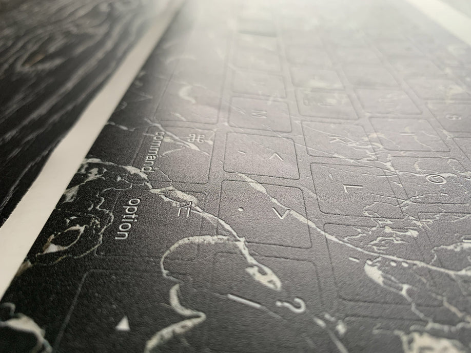 Translucent keyboard stickers with 100% compatible backlight letters ...