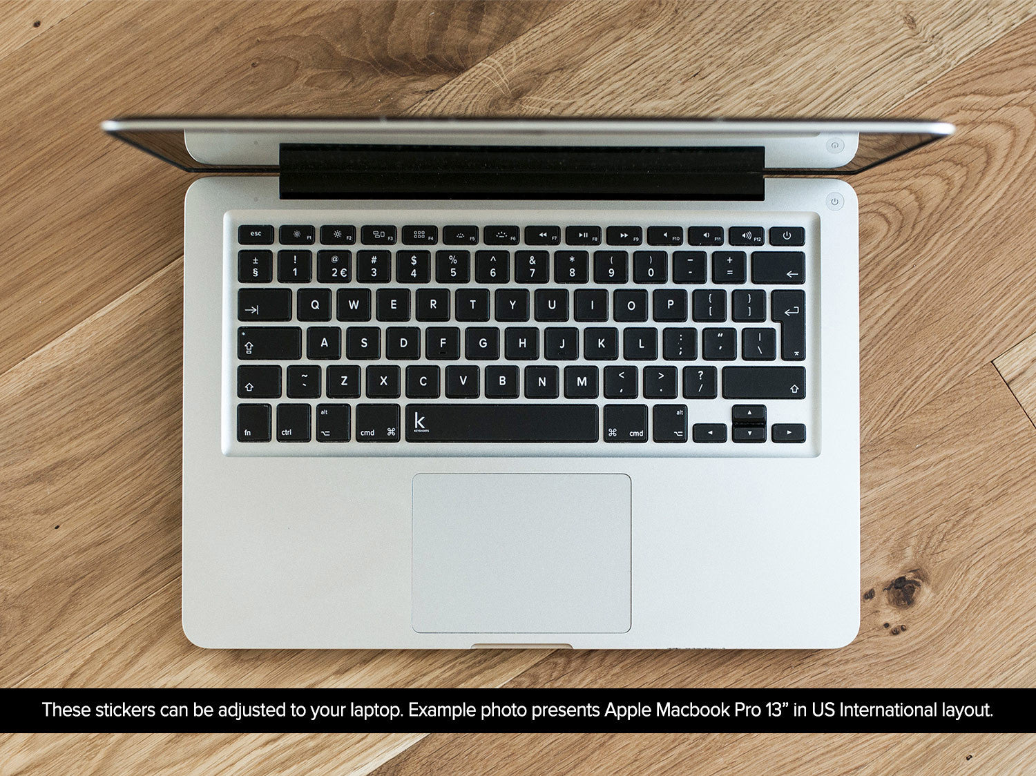 Bestselling Simple Black Laptop Keyboard Stickers • Keyshorts