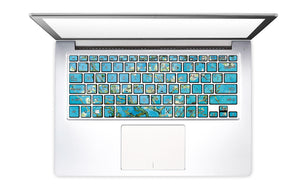 Van Gogh's Blossoming Almonds Laptop Keyboard Stickers • Keyshorts