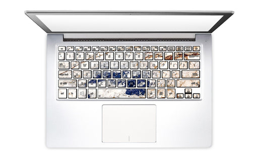 Amazing Marble Laptop Keyboard Stickers • Keyshorts
