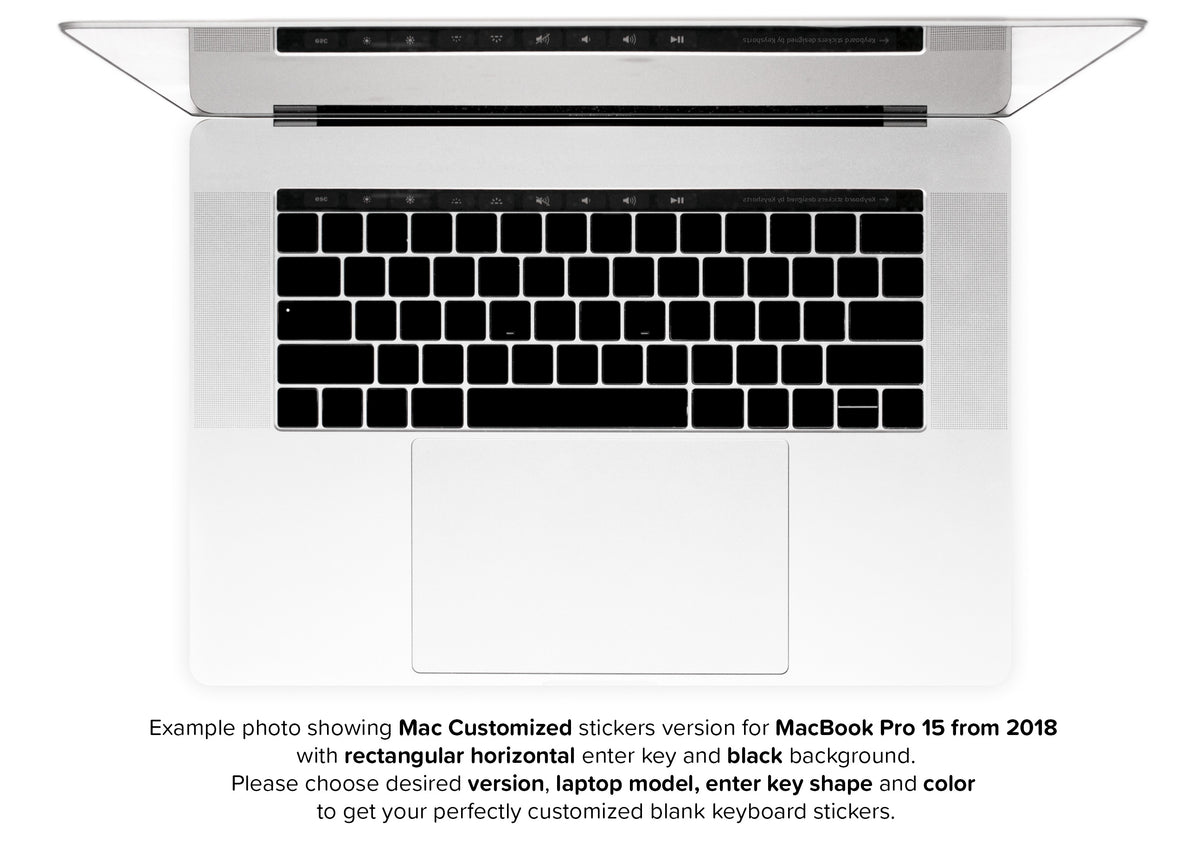 Blank Keyboard Stickers for MacBooks and PC Laptops • Keyshorts