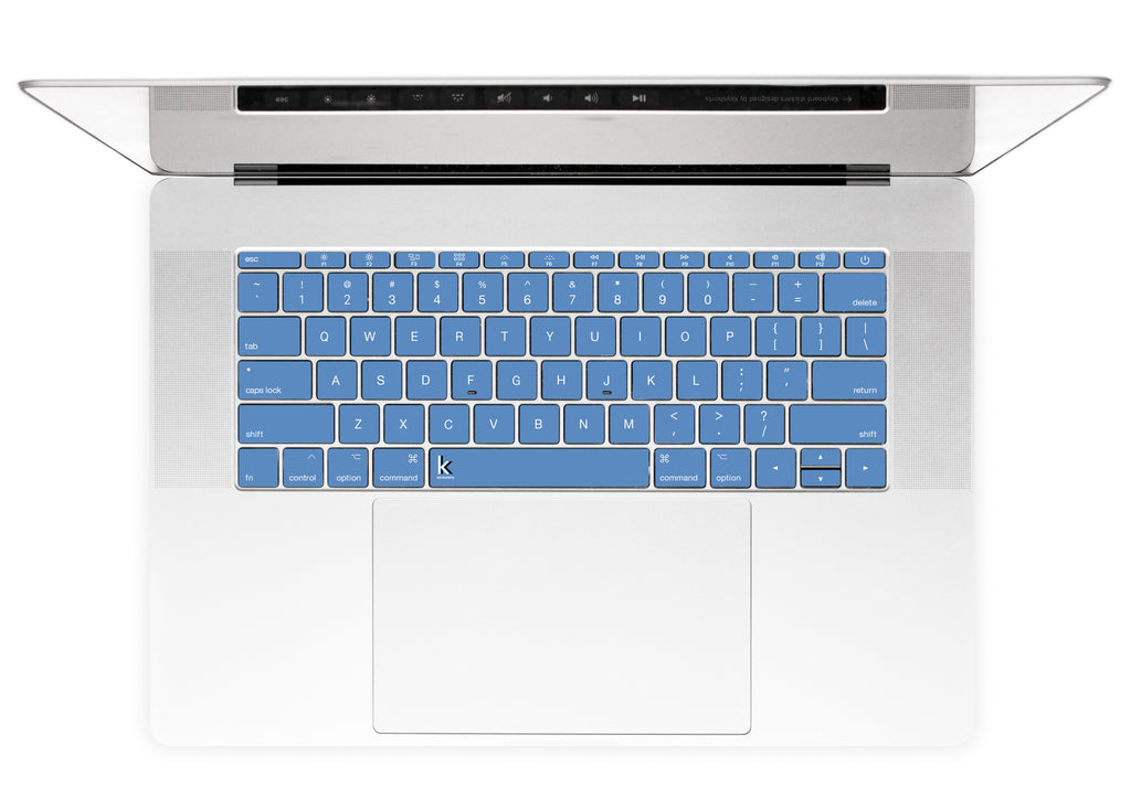 Heritage Blue MacBook Keyboard Stickers • Keyshorts
