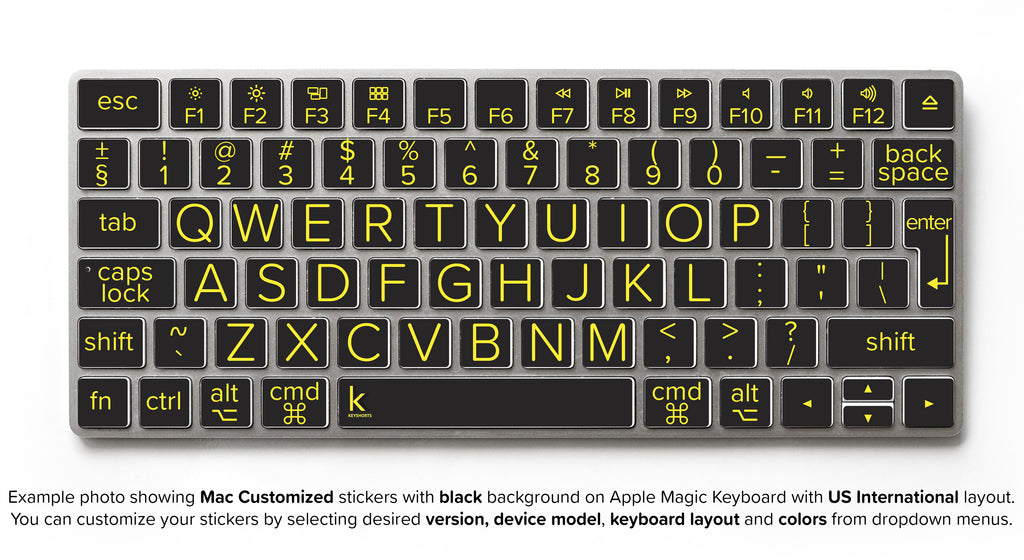 Replacement Keyboard Stickers | Keyshorts