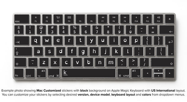 Dyslexia Keyboard Stickers | Keyshorts