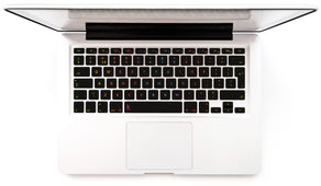 MacBook Keyboard Stickers for MacBook Pro and MacBook Air - Metallic ...
