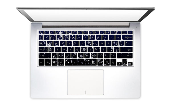 Painting At Night Laptop Keyboard Stickers | Keyshorts