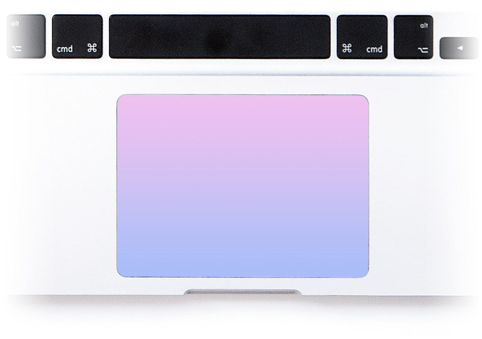 MacBook Trackpad Sticker Pink Blue Ombre • Keyshorts
