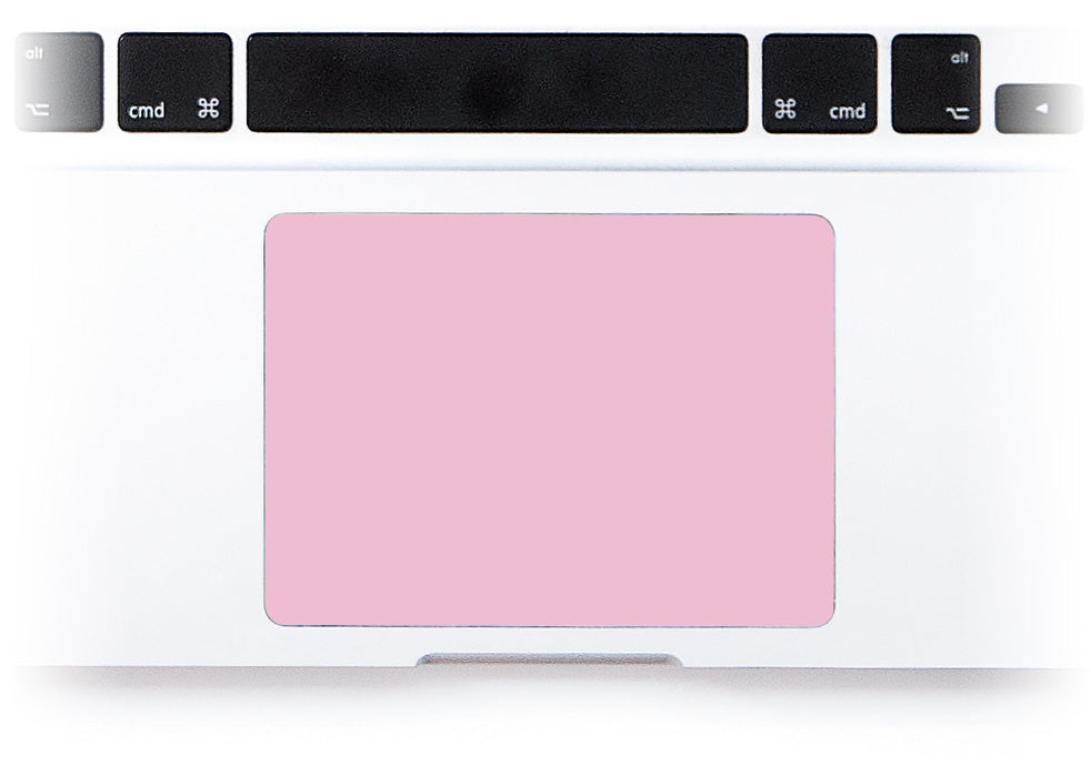 Powder Pink MacBook Trackpad Sticker • Keyshorts