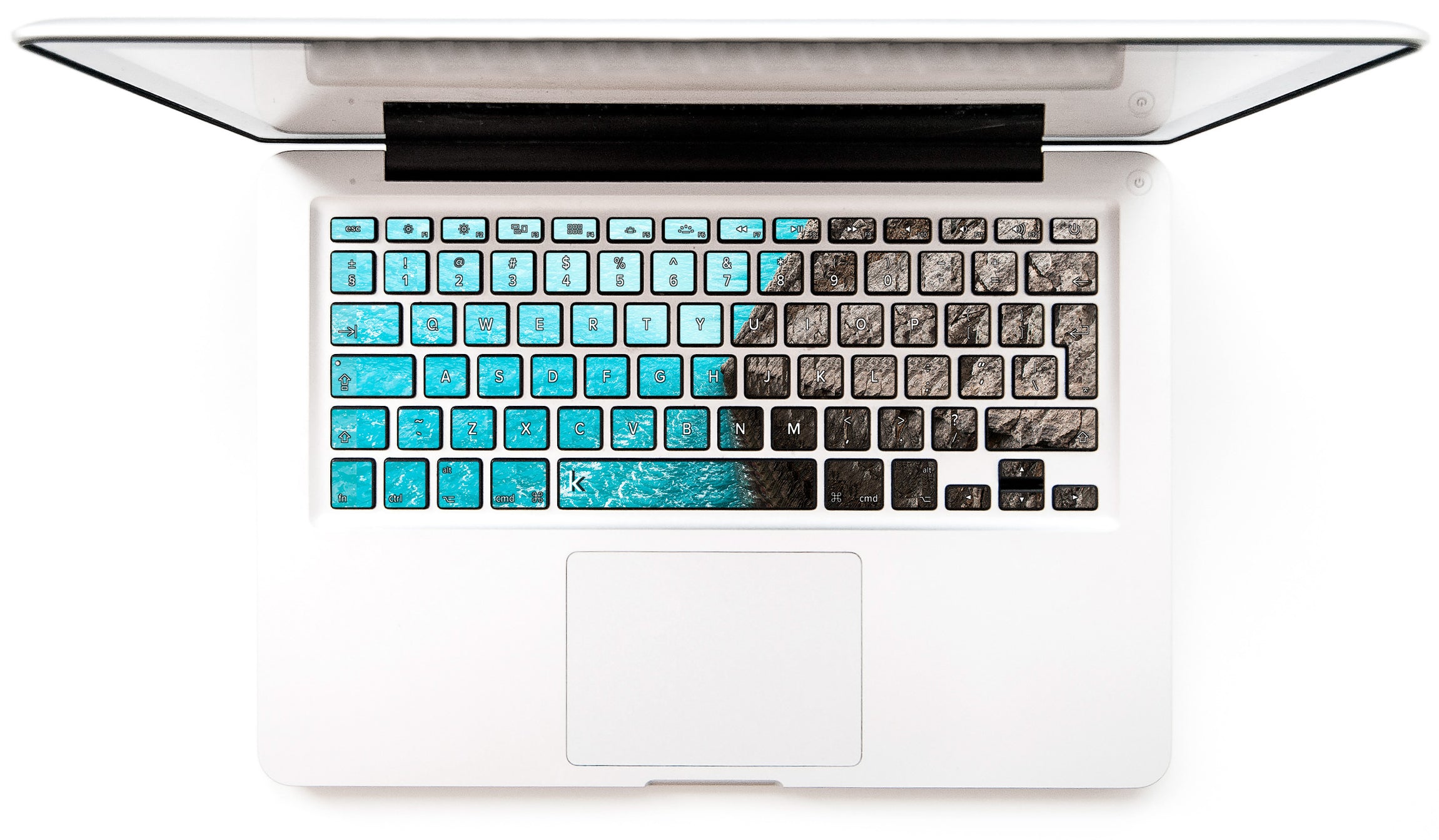 Psycho Wave MacBook Keyboard Stickers • Keyshorts