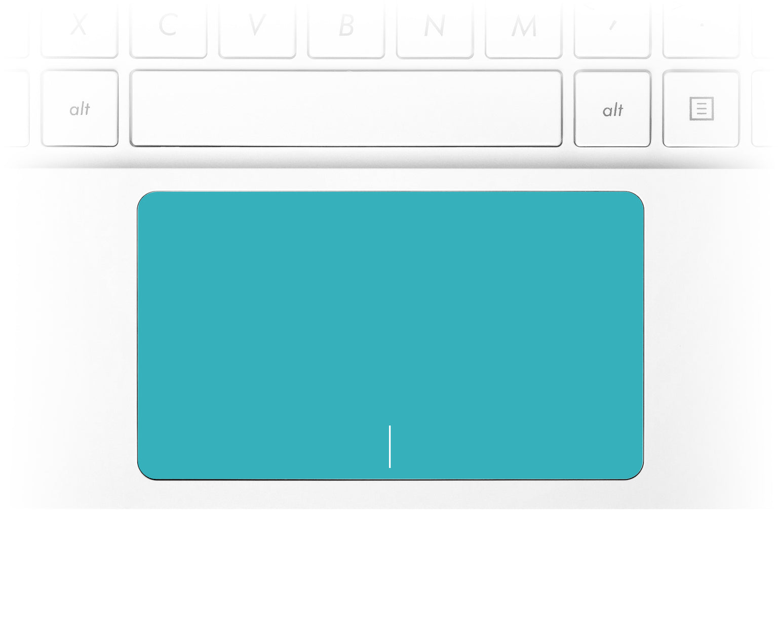 Teal Night Laptop Trackpad Sticker Keyshorts