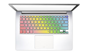 Unicorn Ombre Laptop Keyboard Stickers • Keyshorts