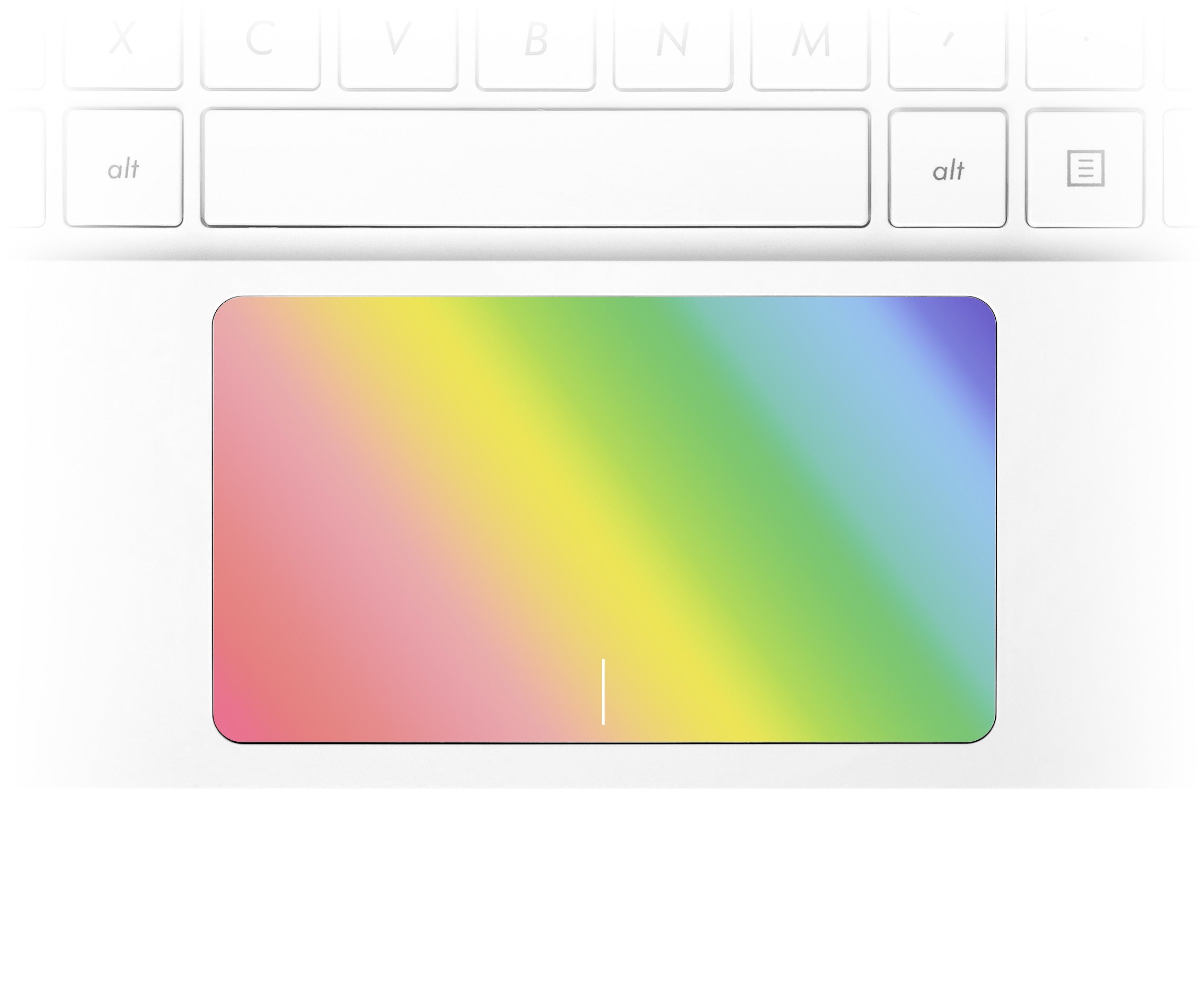Unicorn Ombre Laptop Trackpad Sticker • Keyshorts