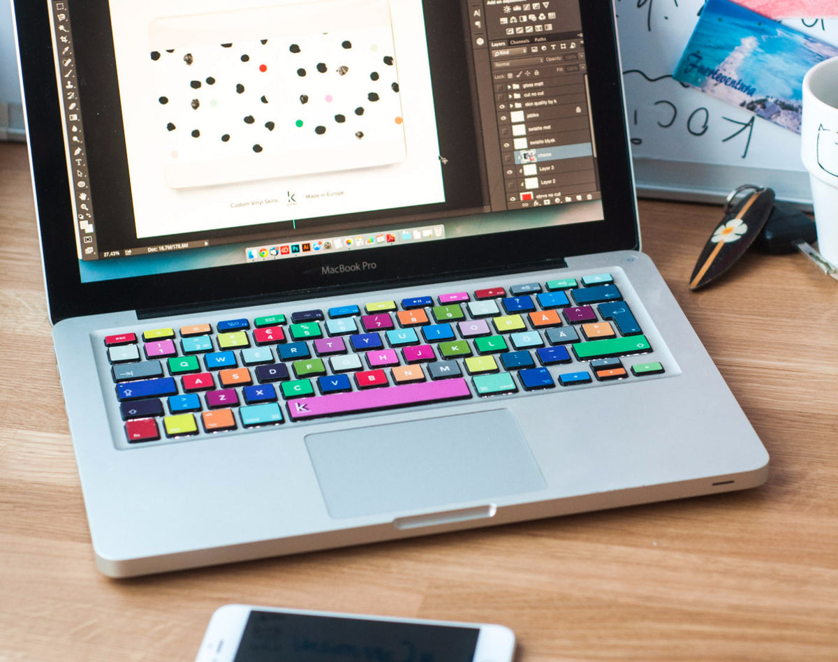 Urbancolor MacBook Keyboard Stickers • Keyshorts