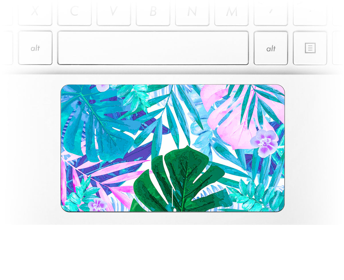 Watercolor Jungle Laptop Trackpad Sticker • Keyshorts